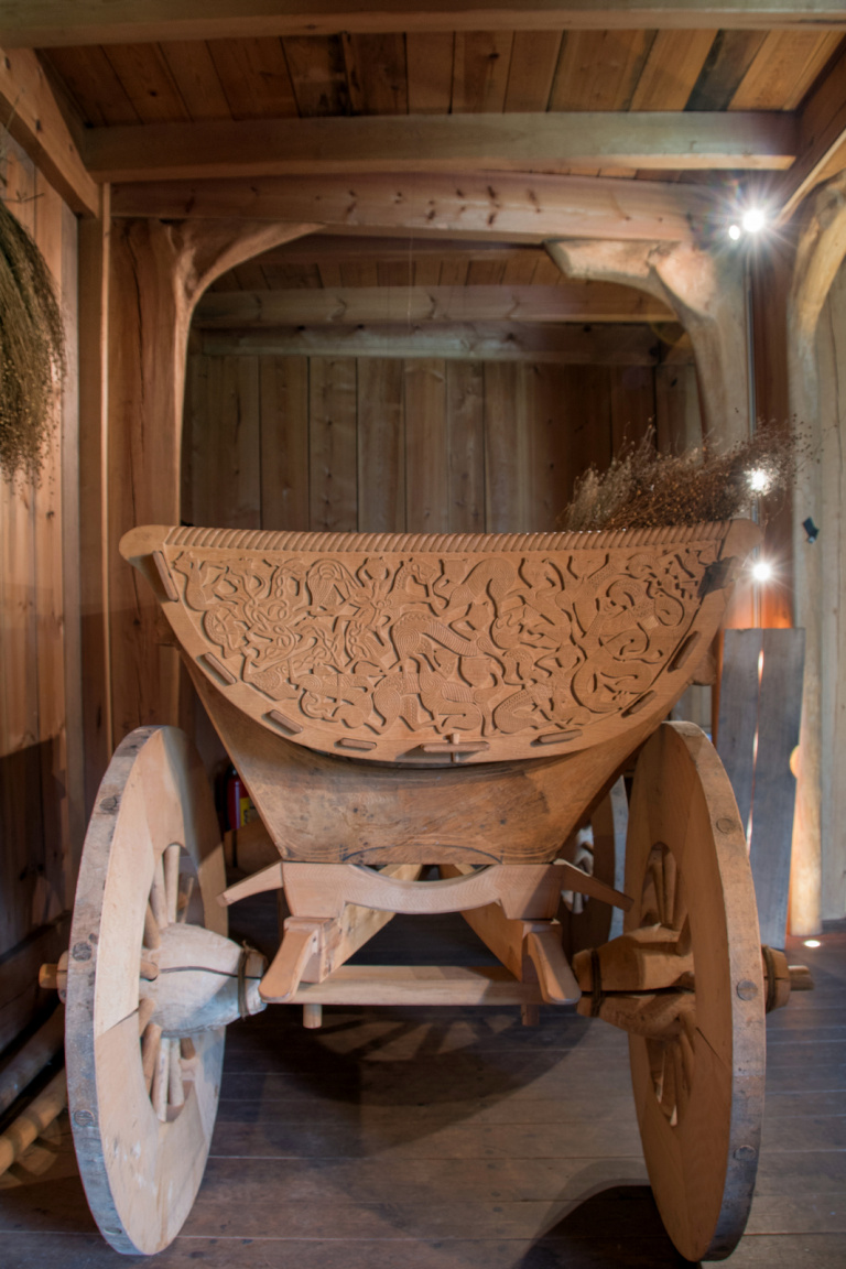 The Oseberg wagon - Oseberg Viking Heritage