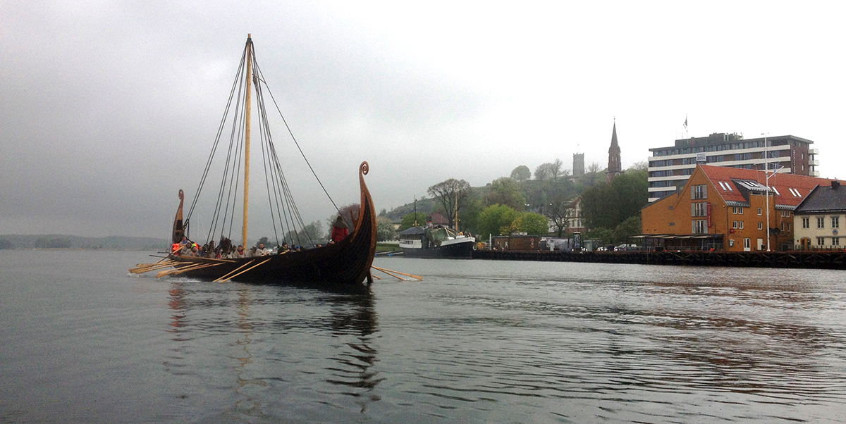 Order a trip with a real viking ship - Oseberg Viking Heritage